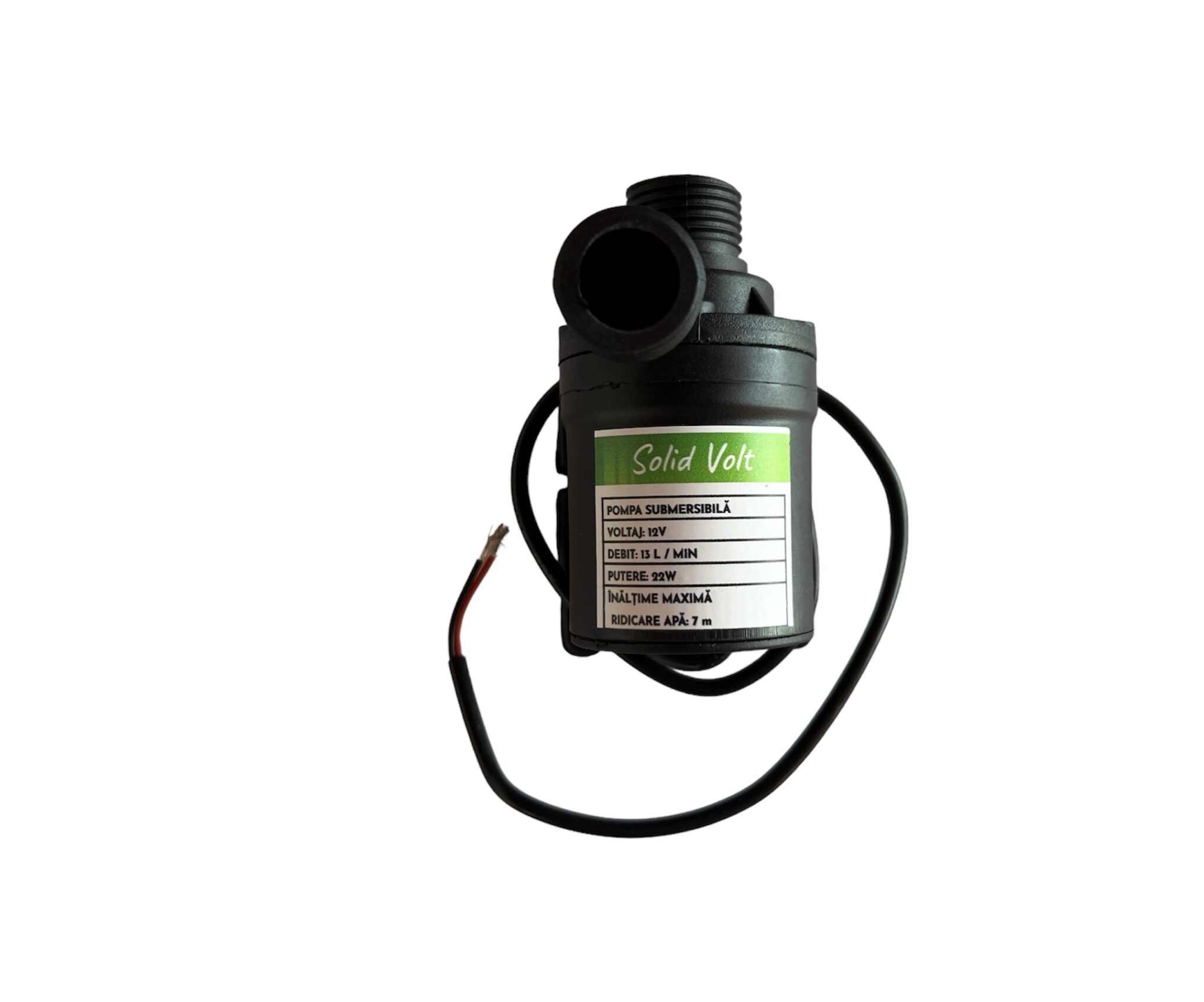 Pompa De Apa Submersibila 12V, Centrifuga, Solid Volt