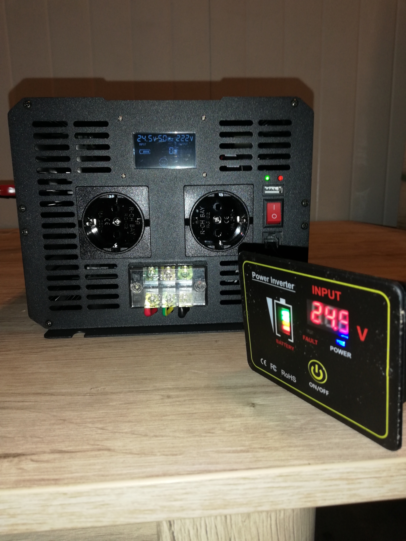 Invertor Sinus Pur, 12000W 24V-220V Long Life | Solidvolt