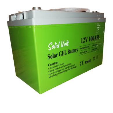 Baterie Acumulator 12V - 100 Ah Gel Solar Descarcare Lenta | Solidvolt