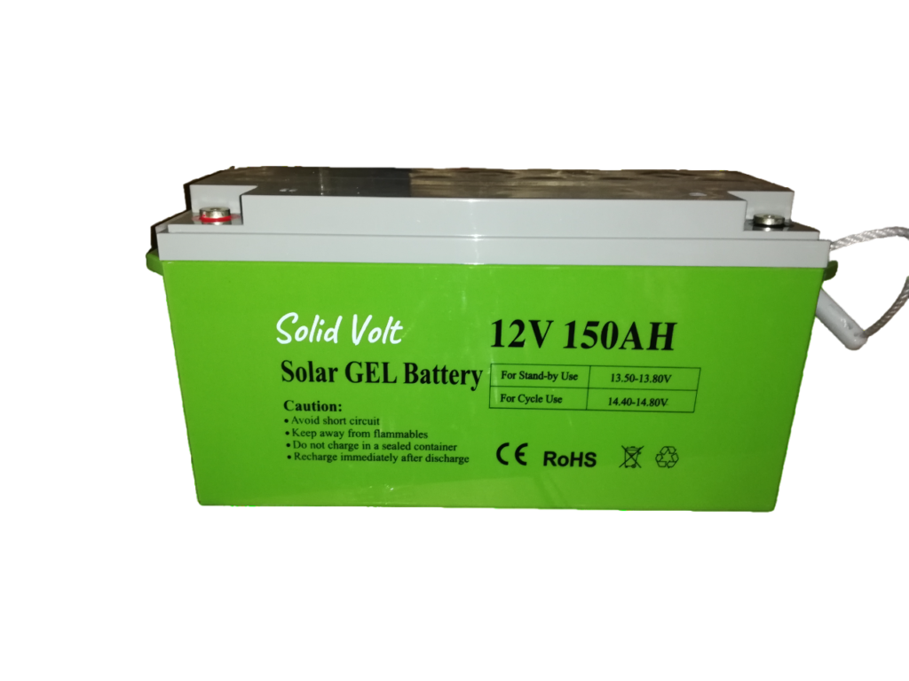 Baterie Acumulator 12V - 150 Ah Gel Solar Descarcare Lenta | Solidvolt