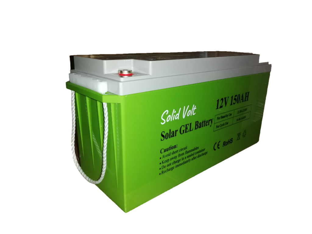 Baterie Acumulator 12V - 150 Ah Gel Solar Descarcare Lenta | Solidvolt
