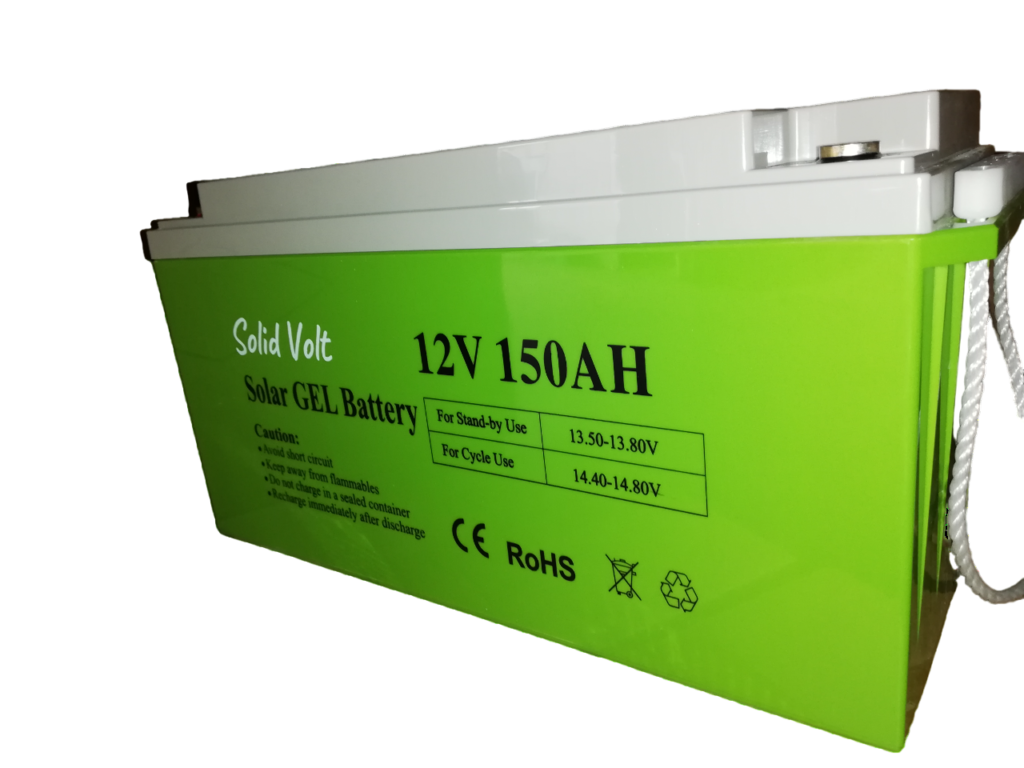 Baterie Acumulator 12V - 150 Ah Gel Solar Descarcare Lenta | Solidvolt