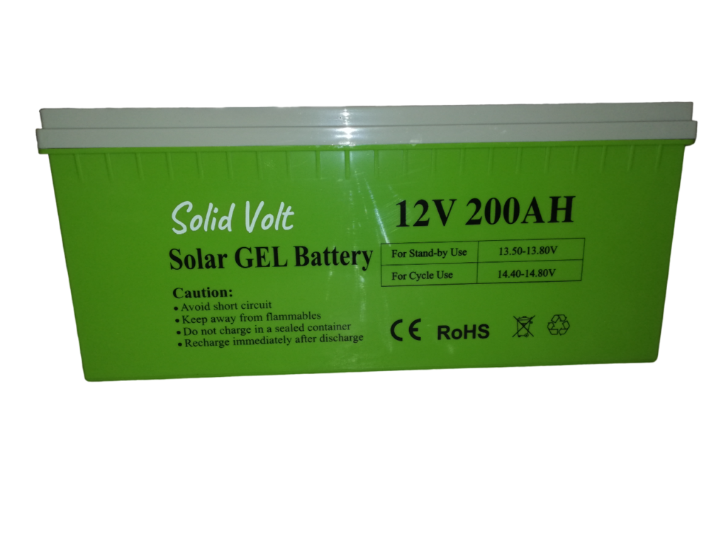Baterie Acumulator 12V - 200 Ah Gel Solar Descarcare Lenta | Solidvolt