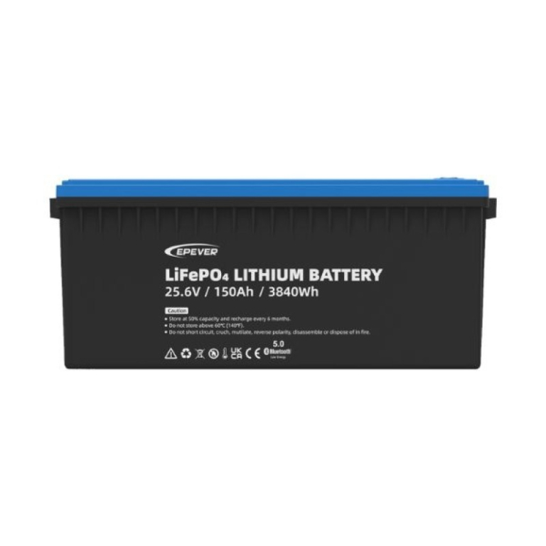 Acumulator Litiu LifePO4, 24V/100Ah, Auto Incalzire IP65, Bluetooth, Epever | Solidvolt